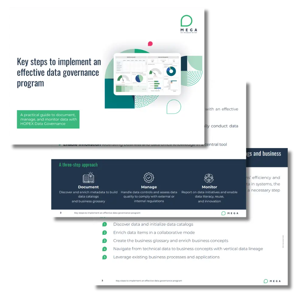 Key Steps to Implement an Effective Data Governance Program | MEGA